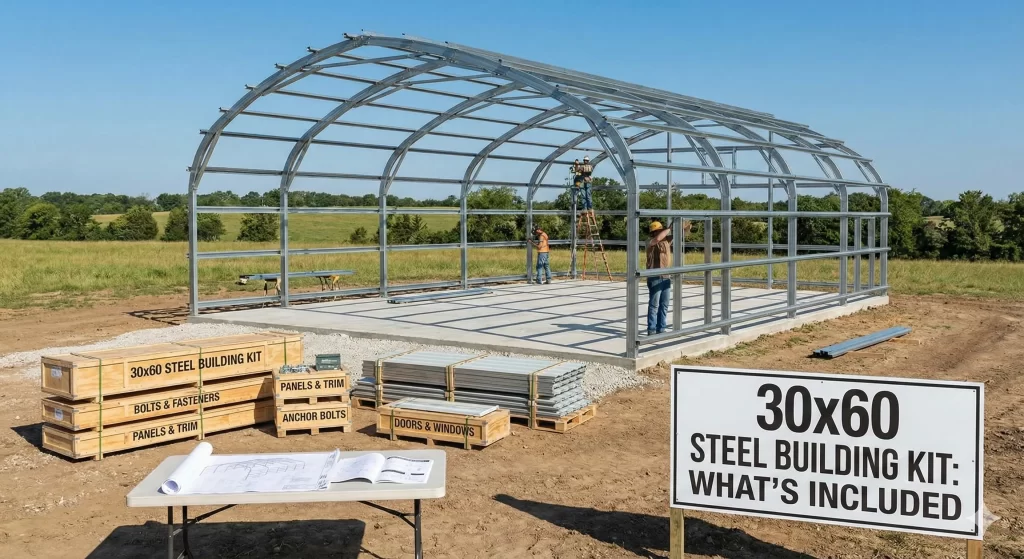 Complete 30×60 Steel Building Kit Guide: What You Get